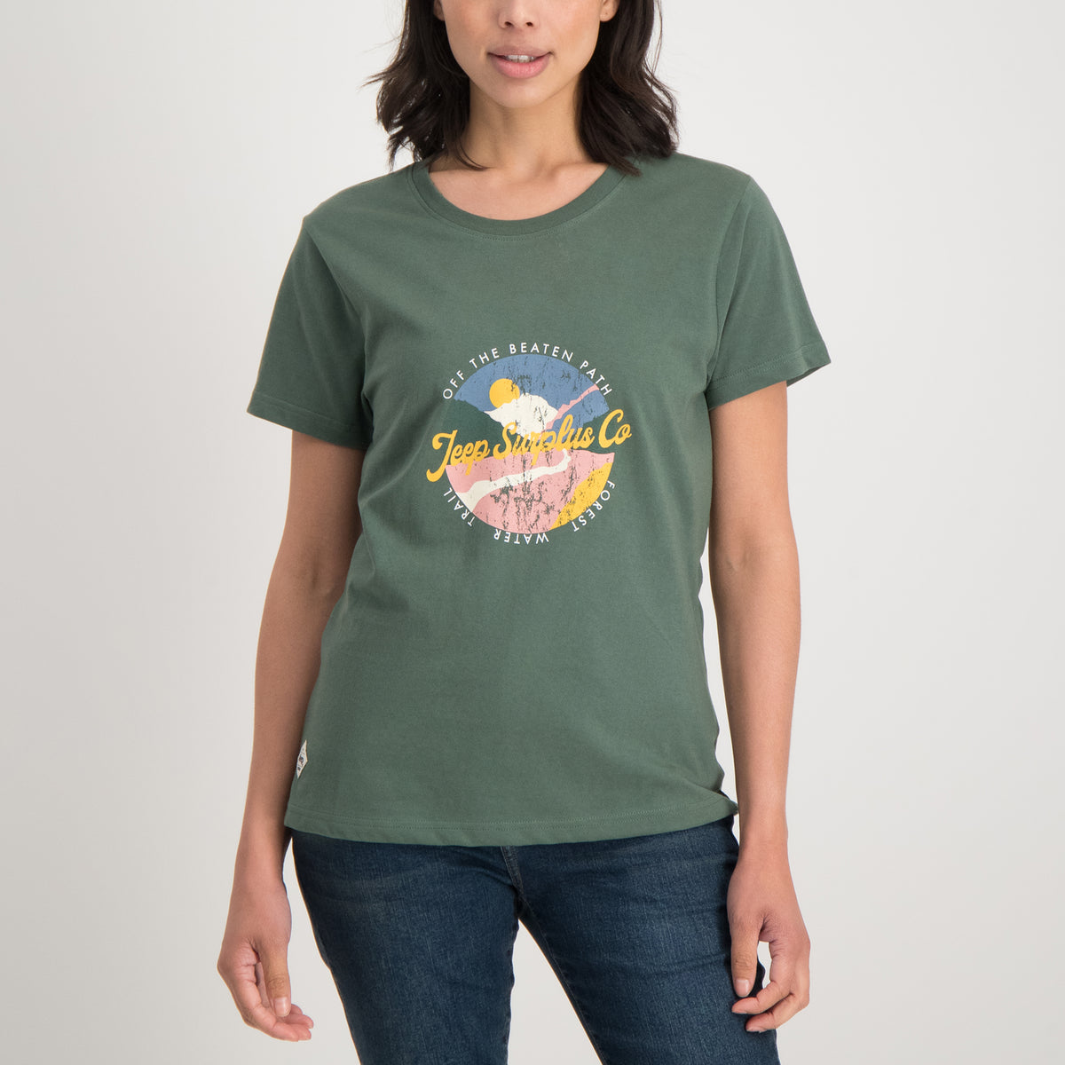 Jeep Ladies Graphic Print T-shirt