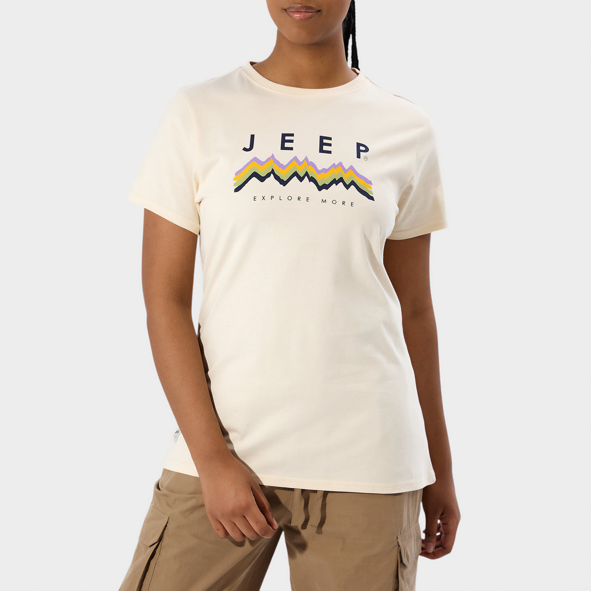 Jeep Ladies Explore More Slogan T-shirt – Trappers