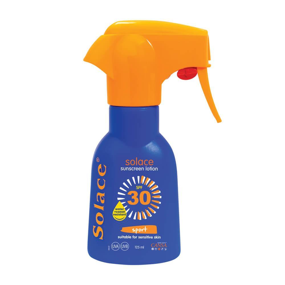Solace SPF30 125ml Spray – Sport – Trappers